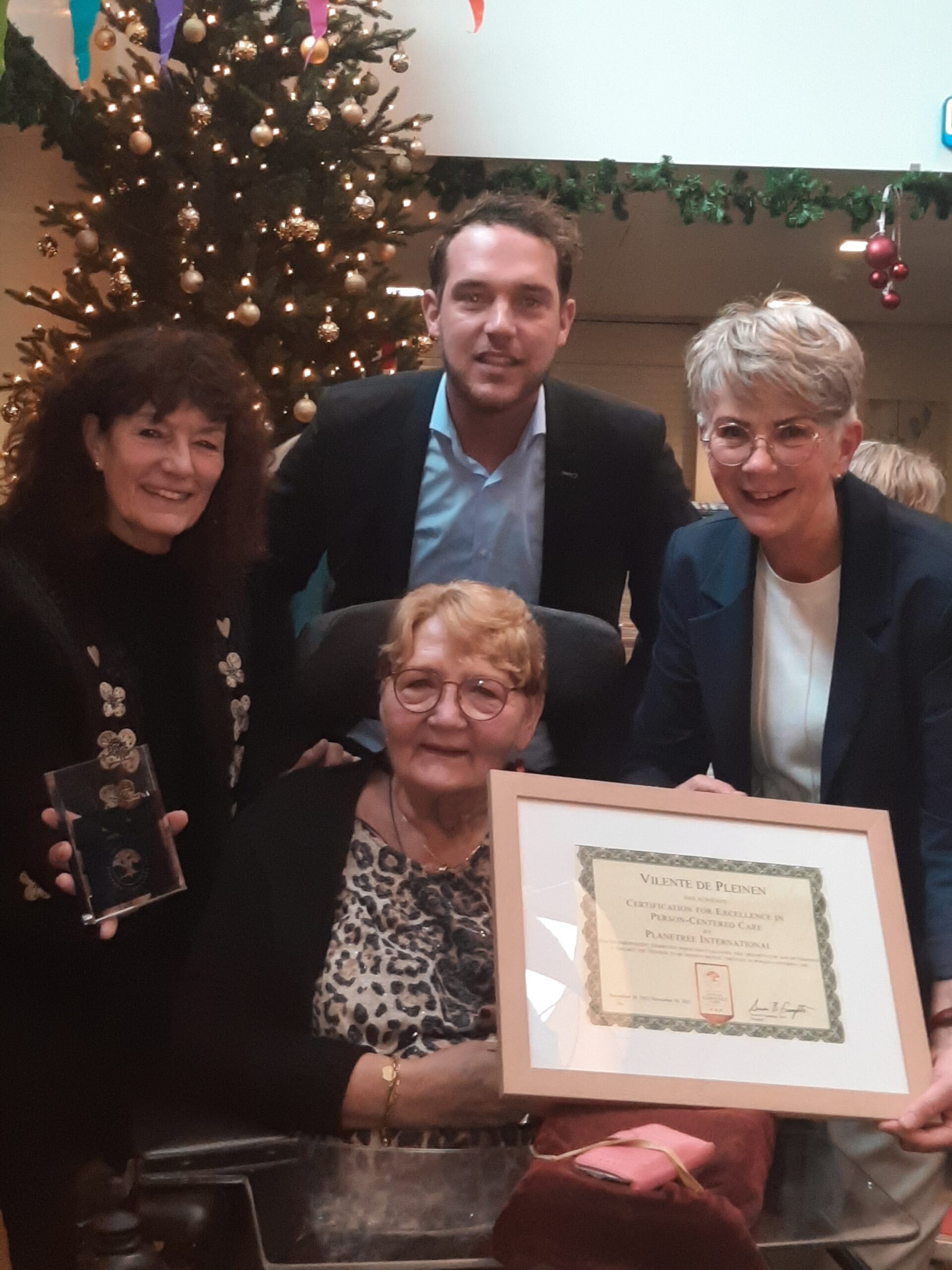 Persbericht: Woonzorgcentrum De Pleinen van Vilente ontvangt Planetree Mensgerichte Zorg ...